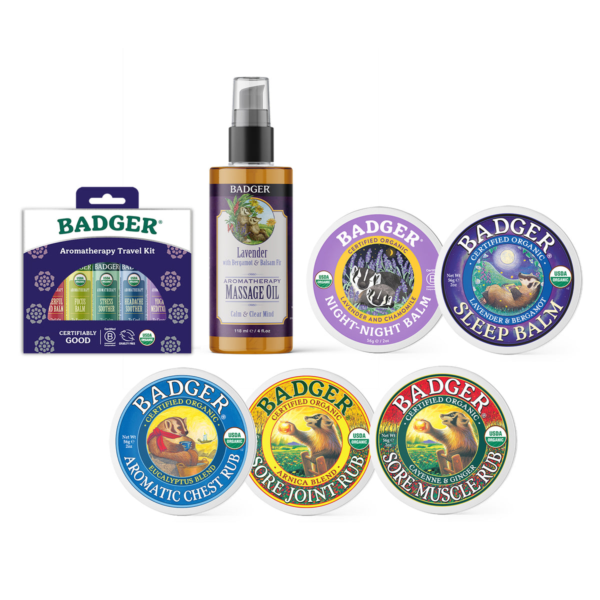 Wellness & Aromatherapy Bundle | Badger