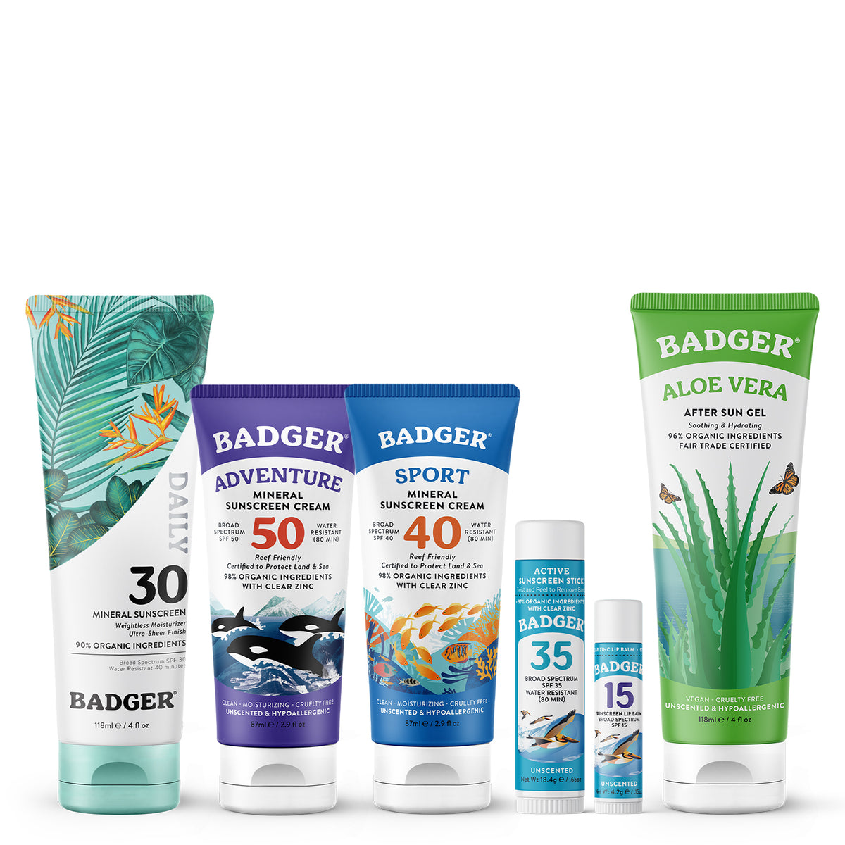 Sun Protection Bundle | Badger