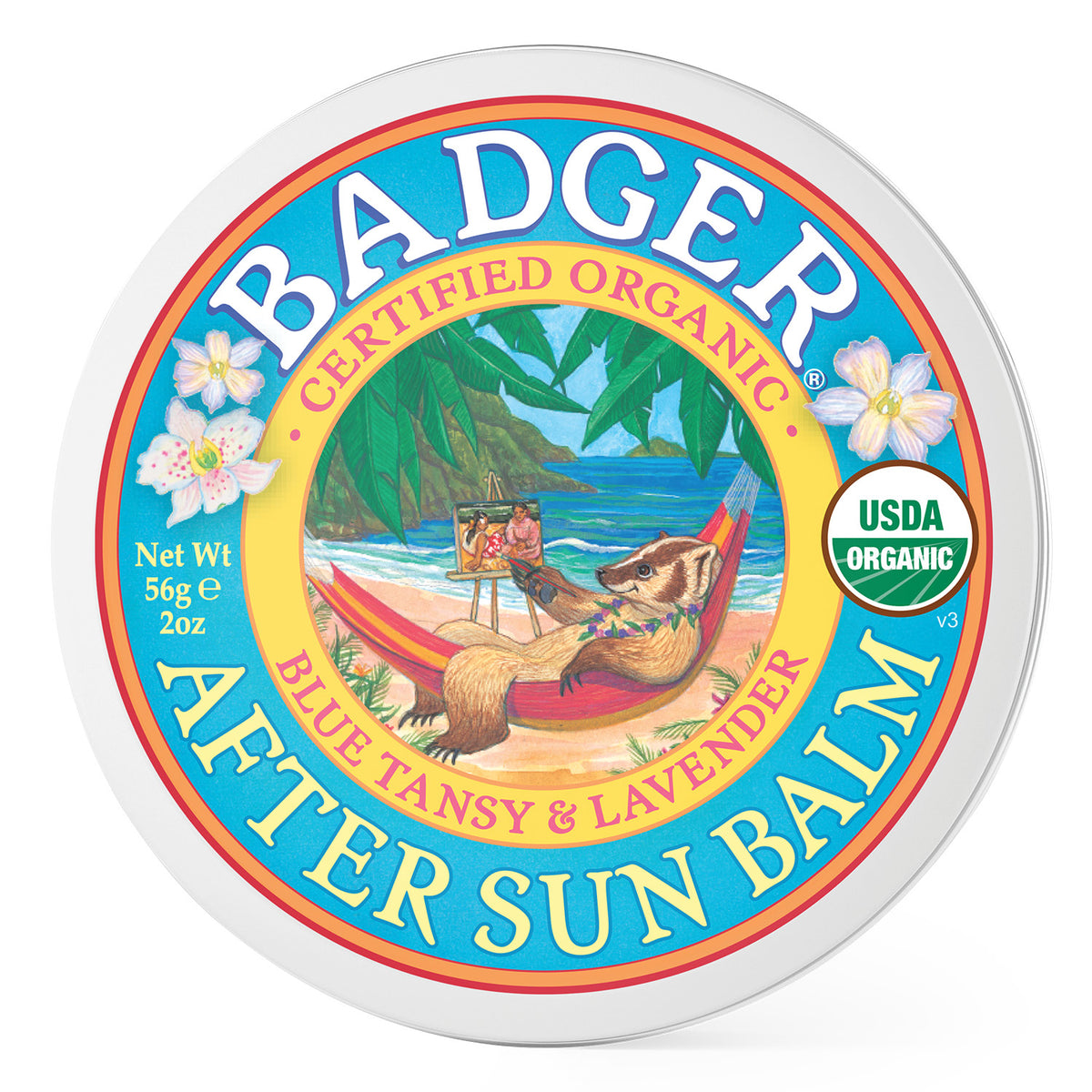 After Sun Balm - Organic Skin Moisturizer | Badger Balm – BADGER