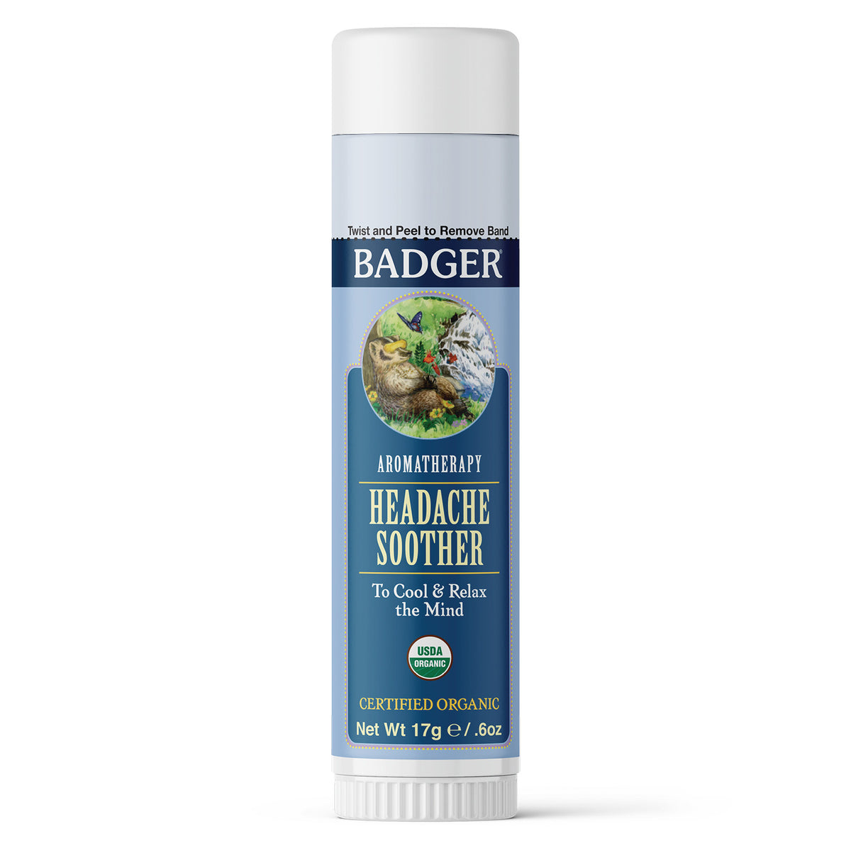 Organic Headache Soother - Natural Headache Relief | Badger Balm